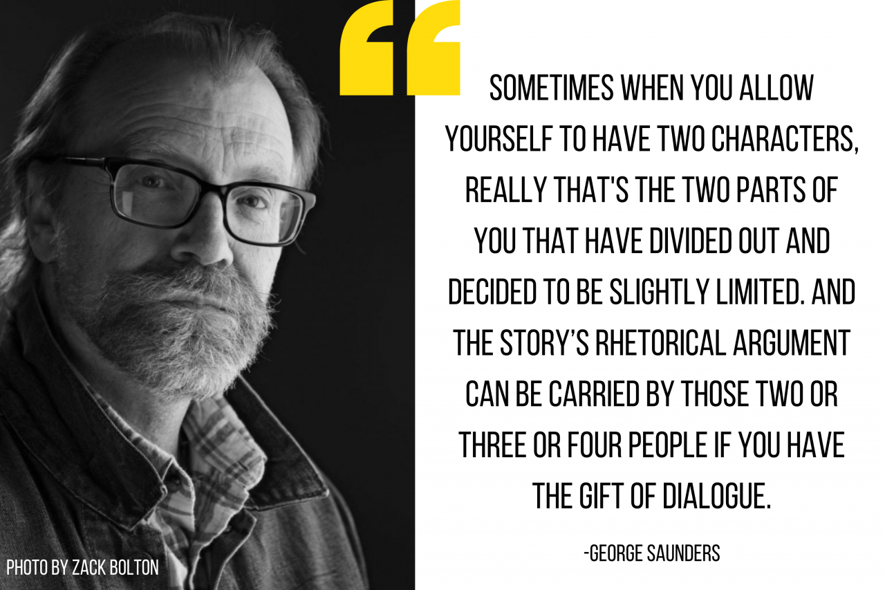 Lauded authors George Saunders and Mona Awad discuss reading and writing