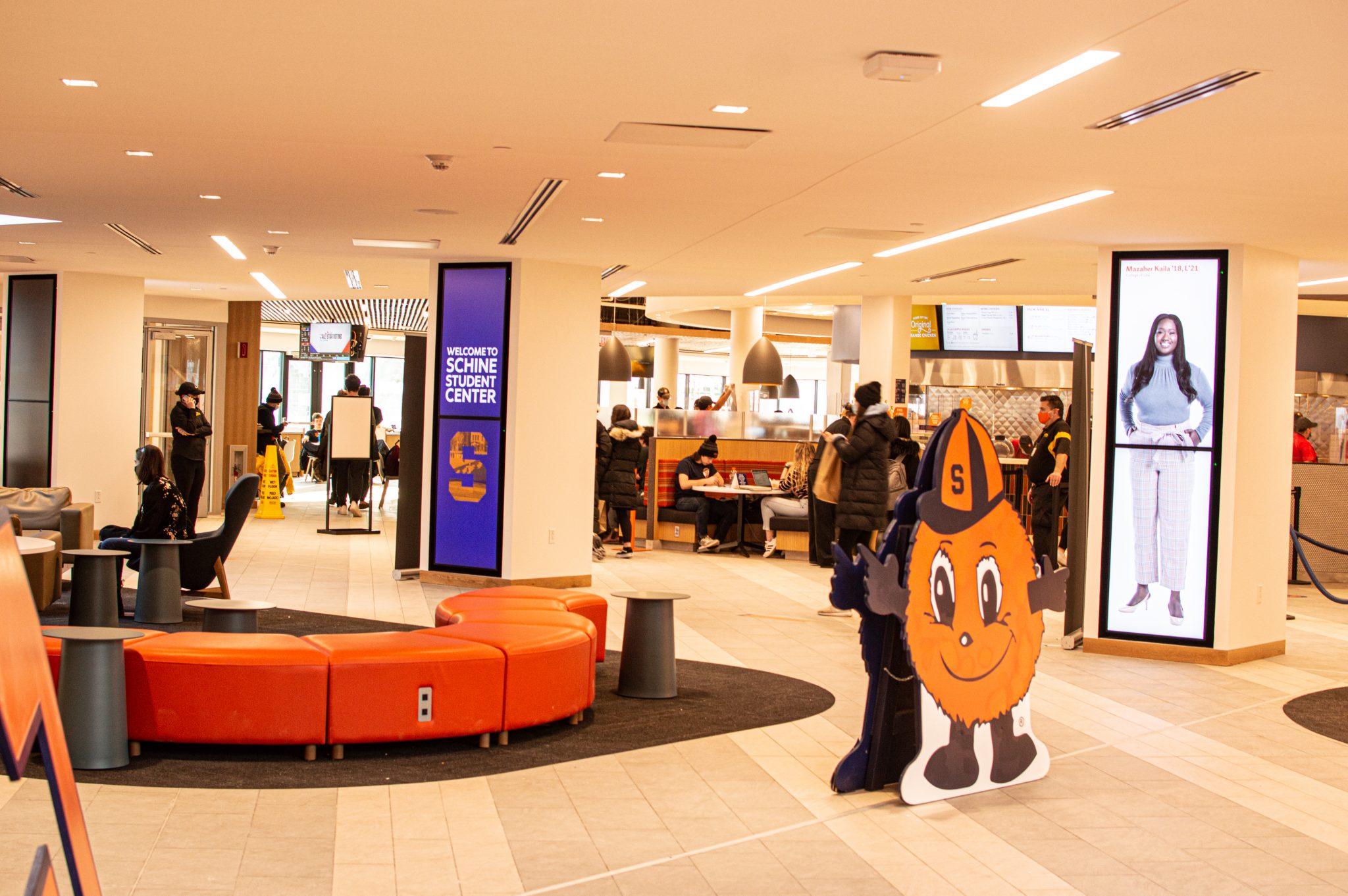 Newly renovated Schine Student Center stirs excitement