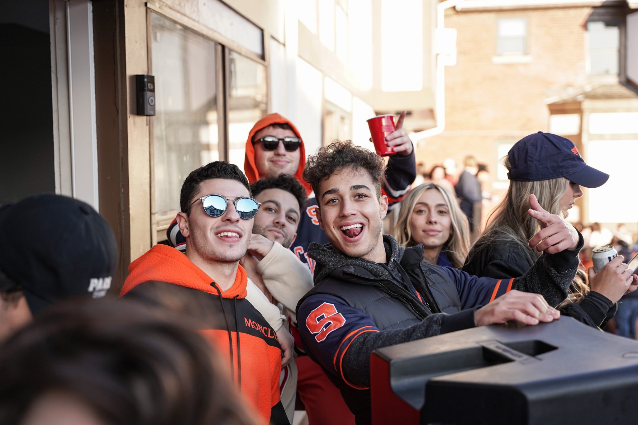 Syracuse students camp out and tailgate for Duke game