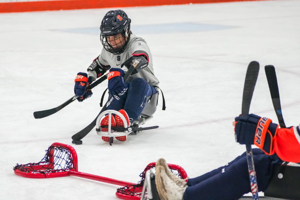 'Iceability' enables students to try sled hockey