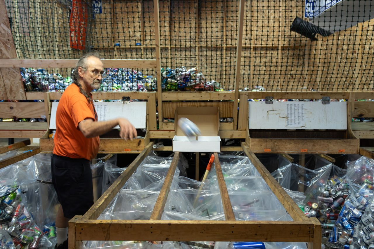 A look inside local can recycling