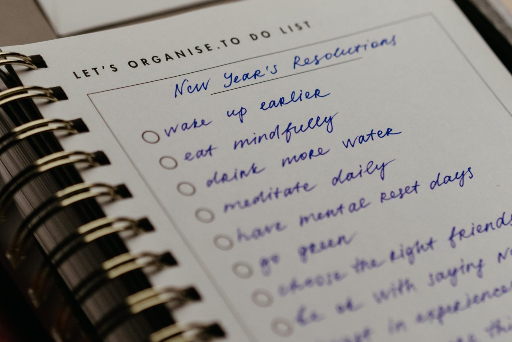 New Year's goals worth sticking to