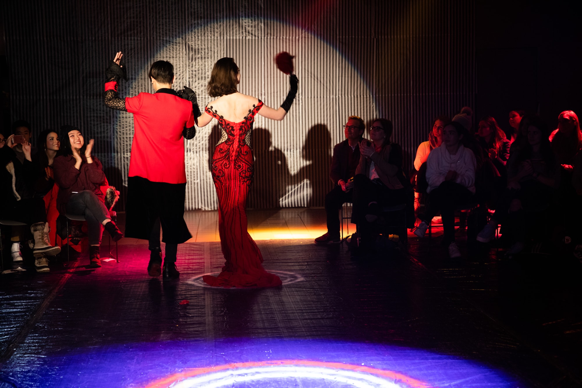 Fashion show adds thrills of the circus to designs